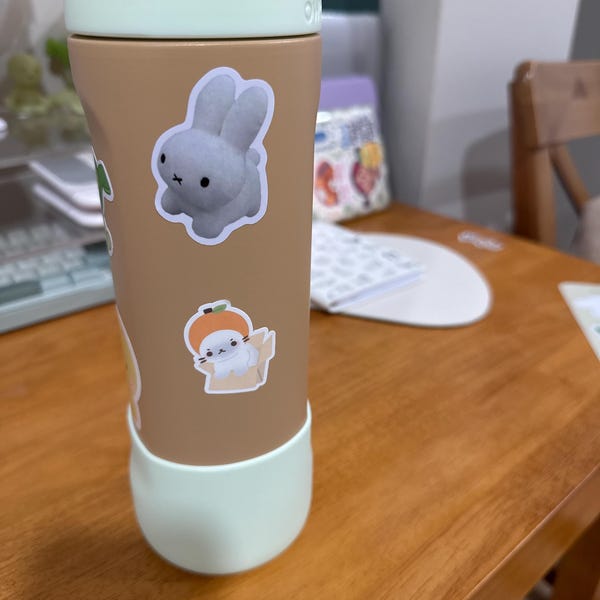 MIFFY STICKERS, Kawaii Cute Laptop Water Bottle Waterproof Laminated ...