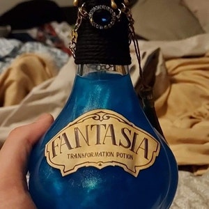 FINAL FANTASY Inspired FANTASIA Potion Bottle With Magical - Etsy