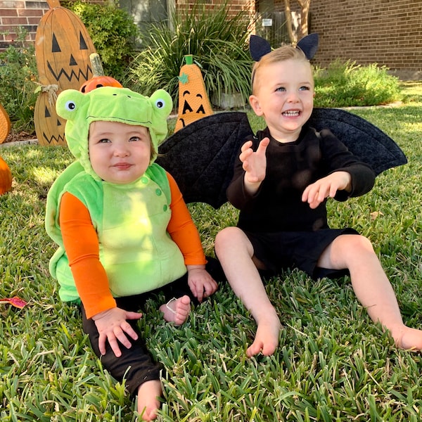 Black Distressed Bat Wings// Wearable Bat Wings for Kids// Bat Wings ...