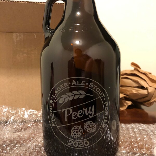 Personalized Beer Growler, Engraved Growler, Custom Beer Gifts, Beer ...