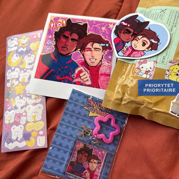 Miguel O'hara / Spider-man 2099 Valentines Sticker Set Valentine Card ...