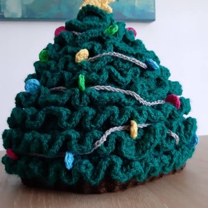 PDF Crochet Pattern Christmas Tree Hat in ALL Sizes - Etsy