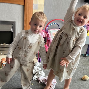 Linen Ladybird, Ladybug Flutter Sleeve Jumpsuit. 0-6 Years. - Etsy