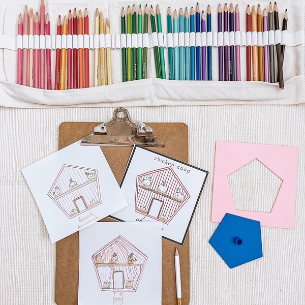 Montessori Metal Inset Designs - Fall Themed - Etsy