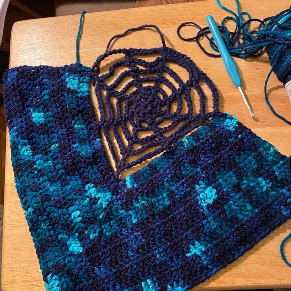 PATTERN | the Spiderweb Top Crochet Pattern - Etsy