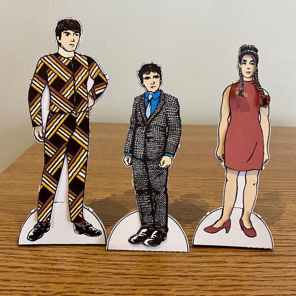 Bedazzled Paper Dolls - A5 Art Cards - Peter Cook Dudley Moore Eleanor ...