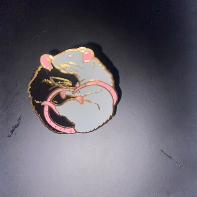 Cute Pet Fancy RAT Hard Enamel Cloisonne Pin, Seven Different ...