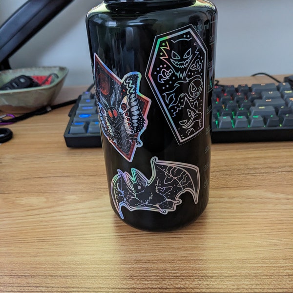 Holographic Bat Sticker - Etsy