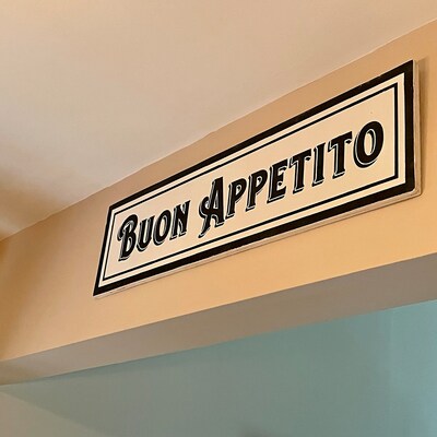 La Cucina Italian Kitchen Sign, Italian Chef Wall Decor, Italian Sign ...