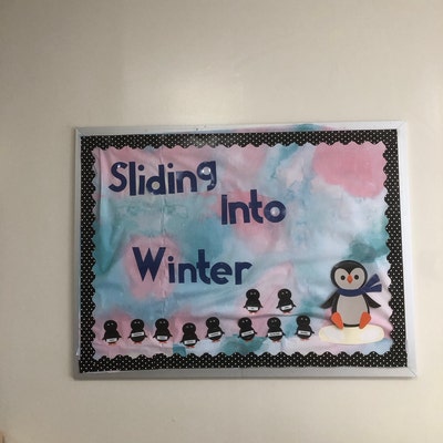 Teachers School Bulletin Board Cutouts Winter Bulletin Board Kit ...