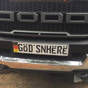 Custom European German License Plate - Etsy