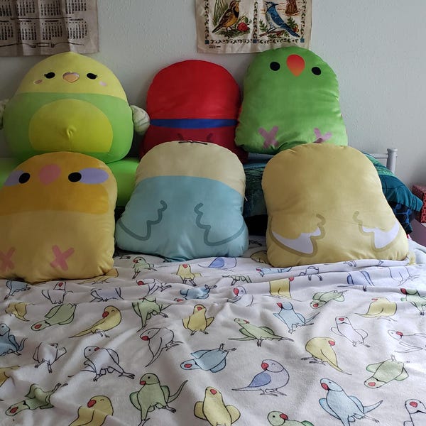 Cute Caique Sticker | Parrot Stickers, Cute Bird Stickers, Birb Laptop ...