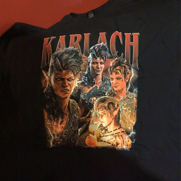Limited Karlach Baldurs Gate 3 Vintage T-shirt, Gift for Women and Man ...