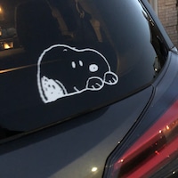 Snoopy Peeking Decal Snoopy Waving Hi Decal Snoopy Laying - Etsy