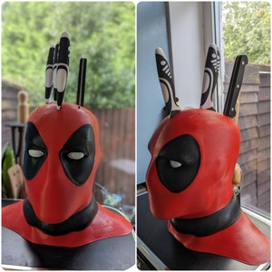 Deadpool Knife Block - Etsy