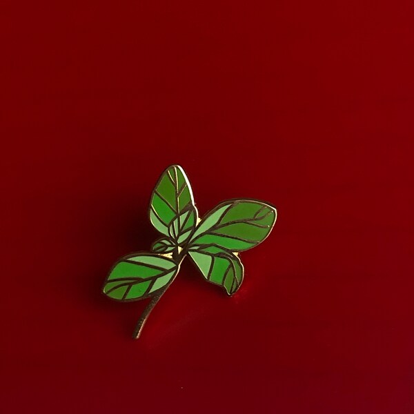 Basil Hard Enamel Cloisonné Pin - Etsy