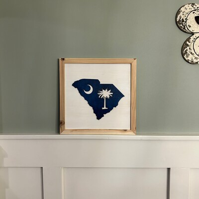 South Carolina State Flag Shape Svg Png Dxf Eps Pdf Vector Graphic ...