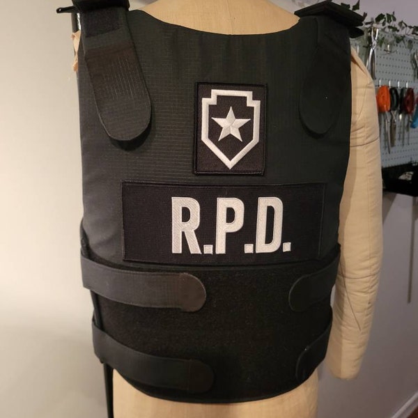 Raccoon City R.P.D. Tactical Vest Patches 3 Pack Combo Set Hook and ...