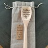 Honey Bee Engraved Wooden Spatula - Eco-friendly Kitchen Decor, Save ...