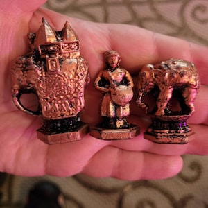 Elegant Metal Wizard Chess Set With Engraved Name Plate Exquisite ...