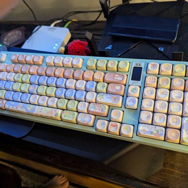 Pixelated Mario Keycap Set - MOA and Cherry Profile Keycap Sets - SNES ...