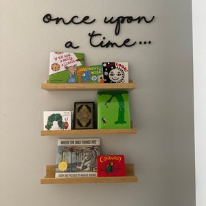 Once Upon a Time Cutout Kids Bedroom Decor Nursery Wall Decor - Etsy