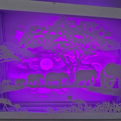 Flexi Paper Spacers Digital File DIY for Rectangle Box, 3D Shadow Box ...