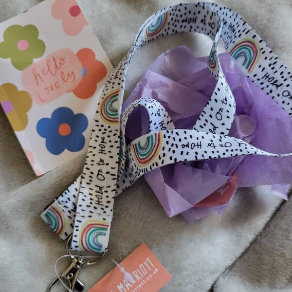 Bible Verse Lanyard - All Things Are Possible With God - Etsy