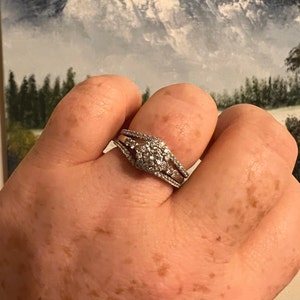 Sapphire Diamond Enhancer Ring Guard Wraps for Ring Enhancer - Etsy