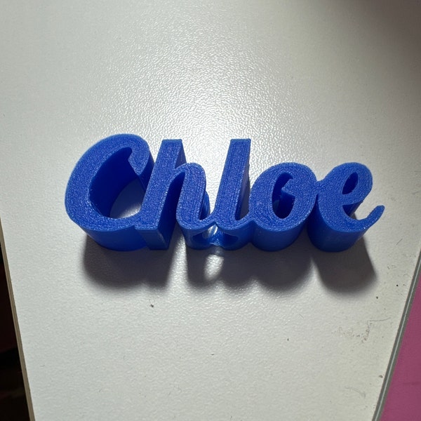 Custom Cursive First Name or SINGLE Word Straw Topper | for 8.5mm ...