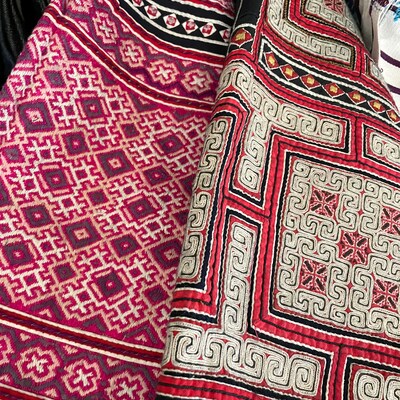 Rare Vintage Hmong Jacket Belt Women Hemp Hmong Embroidery 130 Yrs Old ...