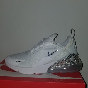 Womens White Nike Air Max 270 - Etsy