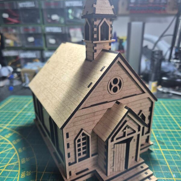 Laser Files for Cutting Wild West Barn SVG 3D Ranch Dxf LBRN Ai Scaled ...