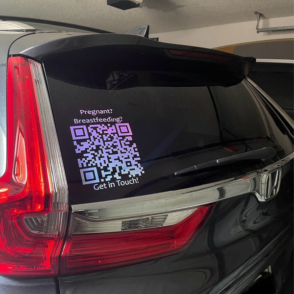 Design Your Own QR Code, Design Your Own Window Sticker, Custom Window ...