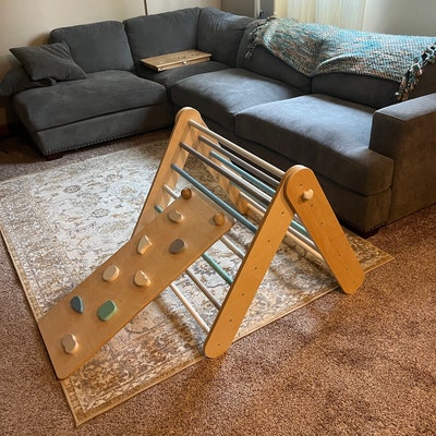 Climbing Triangle and Climbing Wall 2in1, Climbing Triangle, Montessori ...