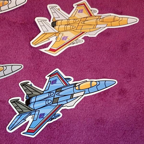 Transformer One Megatronus Holographic Sticker Retro Style for Laptop ...