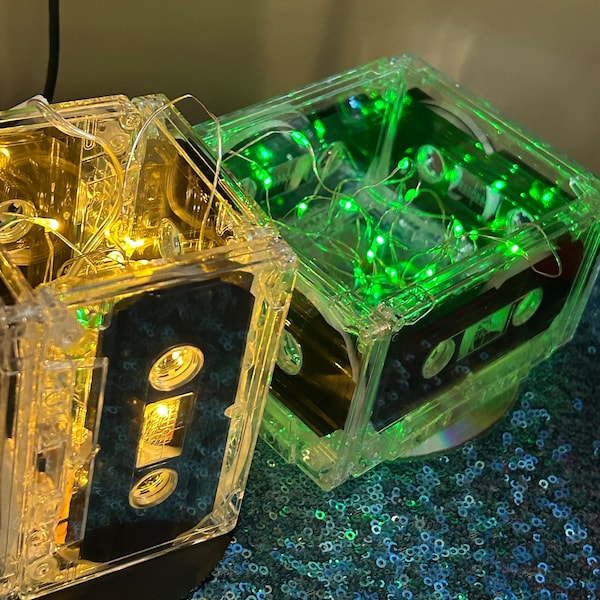 CD Case Centerpiece, CD Centerpiece, Lamp or Nightlight. 80's/90's or ...