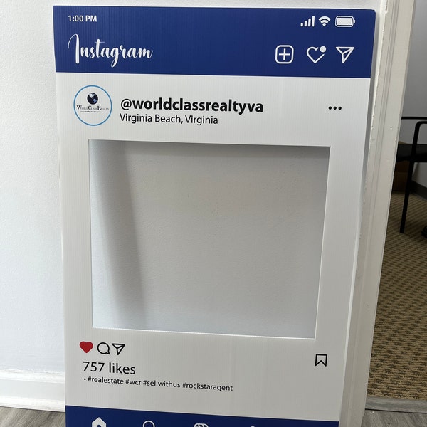 Personalized Selfie Frame, Instagram Selfie Frame, Graduations Parties ...