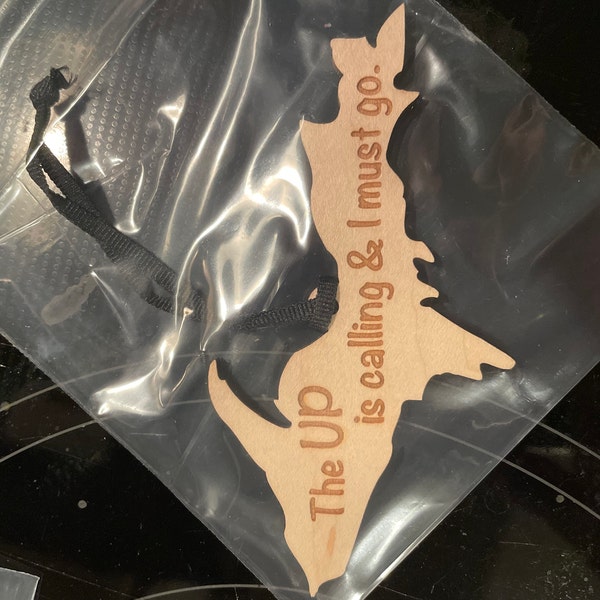 Michigan's Upper Peninsula "end of Earth" Road Sign Houghton MI Wood ...