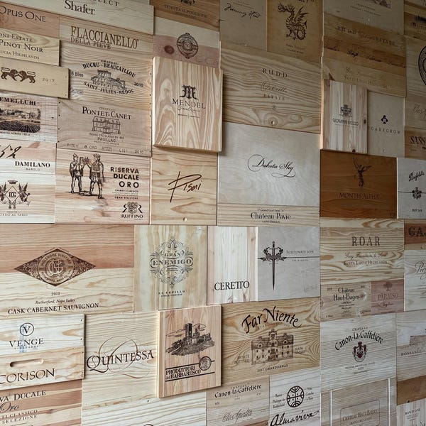 Wood Wine Panels 12 Ct - Etsy