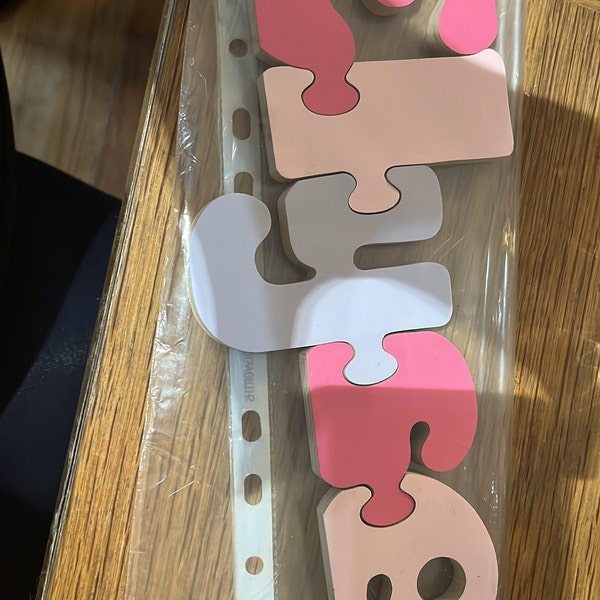 Name Jigsaw Personalised Childrens Puzzle Wooden Handmade Boys and ...