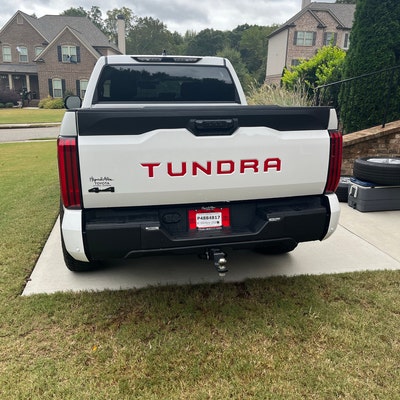 Domed 3D Raised Letters Inserts Compatible With TRD Pro Skid Plate ...