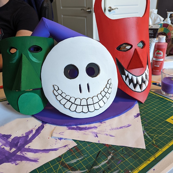 Hannibal Lecter Mask PDF Pattern - EVA Foam Template - the Silence of ...