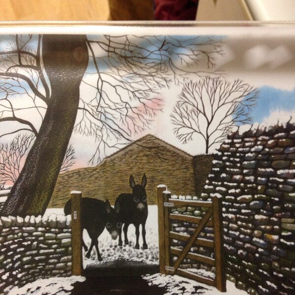 Art Print: "beck House Farm" -A3 Snow Scene Print, Wall Art, Snow ...