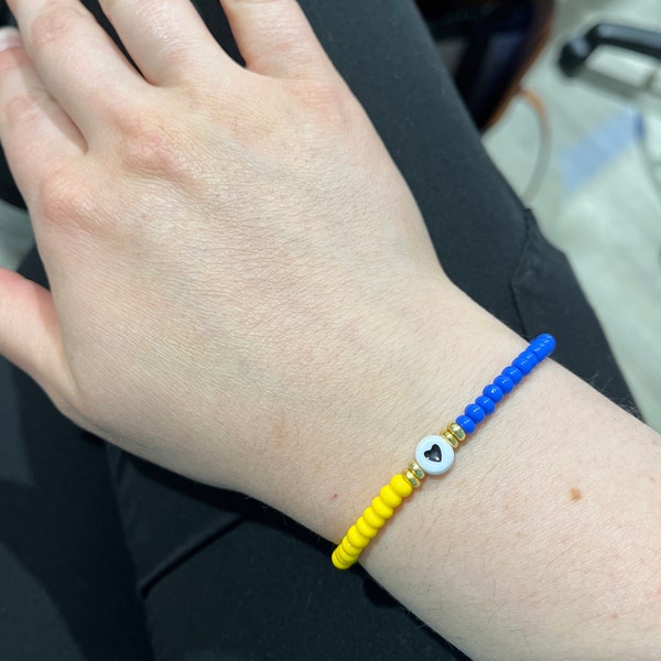 Support Ukraine Bracelet | Ukraine Donation | Bracelet for Ukraine ...