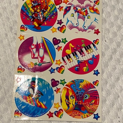 80s Vintage Lisa Frank Rectangular Sticker Mods SELECT ONE - Etsy