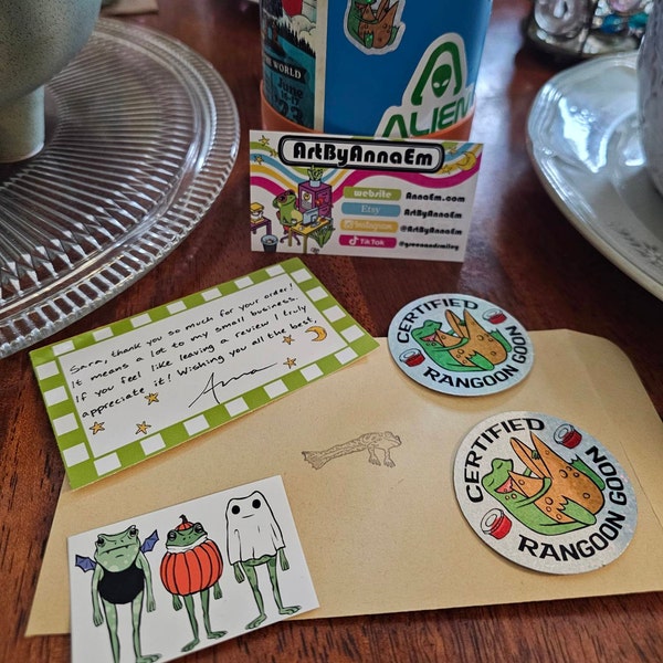 Holographic Crab Rangoon Goon Sticker - 2" Vinyl Laptop Frog Sticker ...