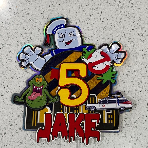 Ghost Busters Inspired Cake Topper - Etsy