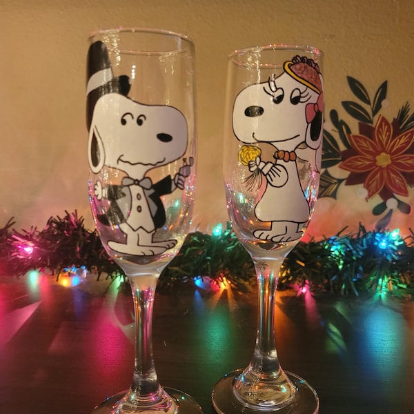 Decorative Snoopy Vase Red Baron Peanuts Gang Charlie Brown Linus Lucy ...