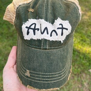 Vintage Logo Hat Custom Distressed Raggy Patch Hat With Your - Etsy